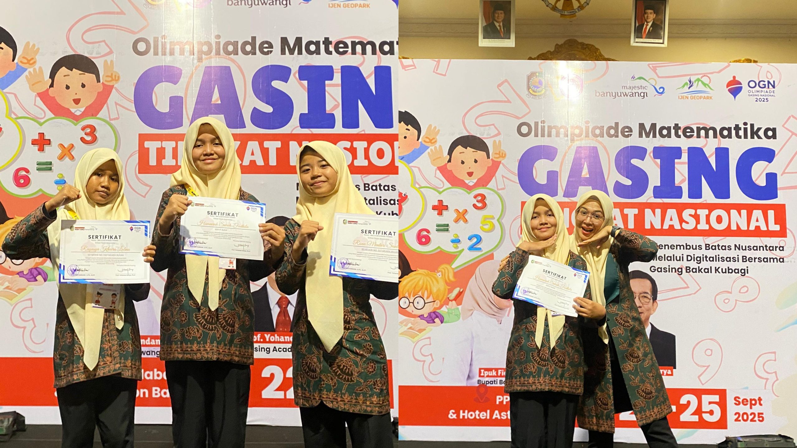 Olimpiade Matematika Gasing Nasional, Batang Hari Raih Juara Harapan 2 ...